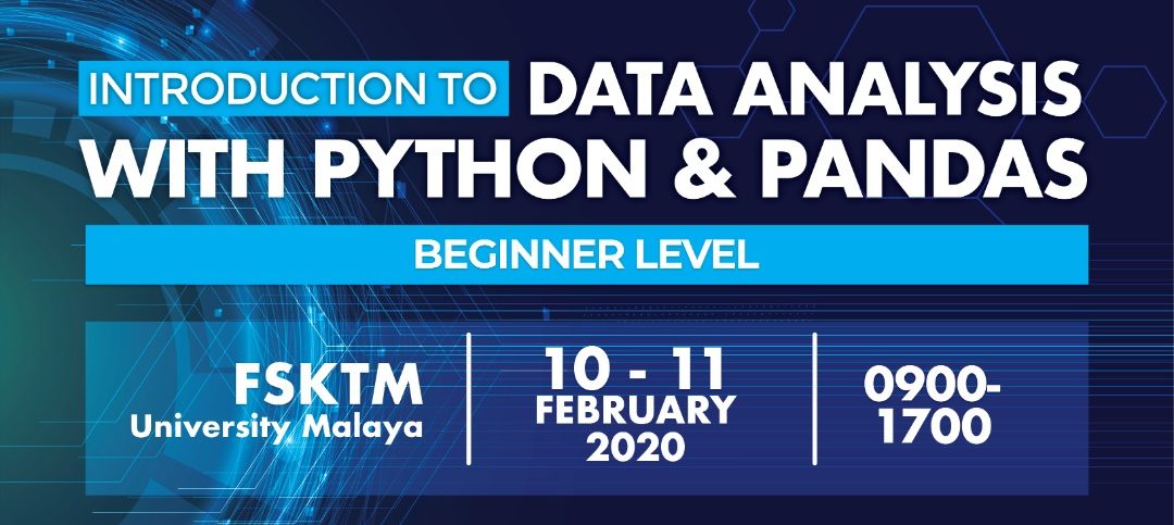 Introduction to Data Analysis with Python & Pandas 10-11 Feb 2020 ...